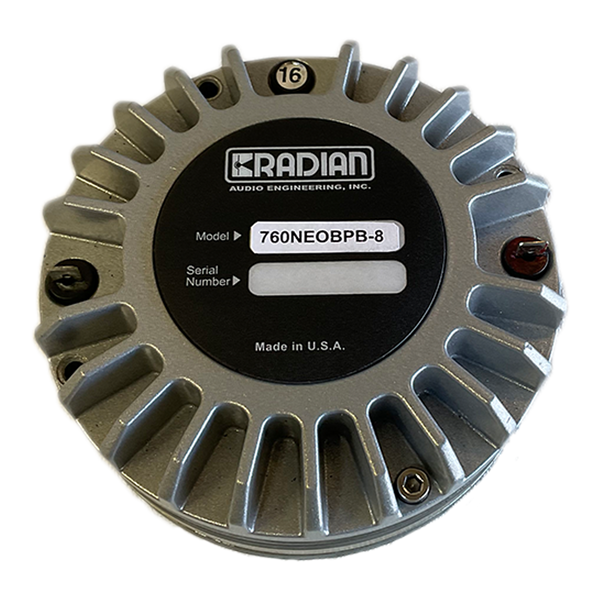 760NEO - 3" Diaphragm, 2" Exit - Radian Audio